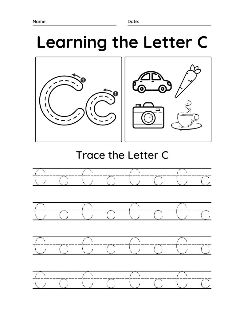 A-Z Alphabet Learning Worksheets | Uppercase & Lowercase Letters ...