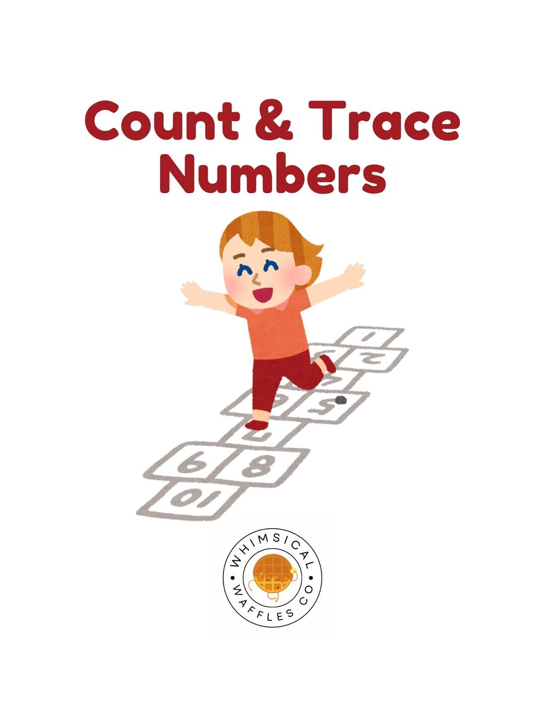 Count & Trace Summer: Fun Number Tracing Workbook for Kids Ages 3-6 ...
