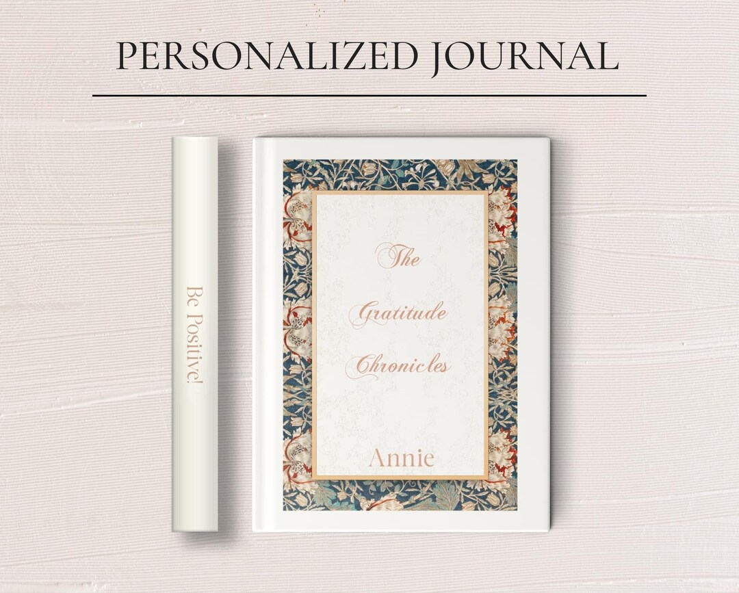 Customizable Gratitude Whole Year Journal, Mental Health Diary, Best ...