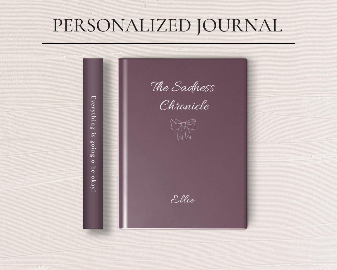 Sadness Book / Sad People Notes Journal / Solid Color Book / Deep ...