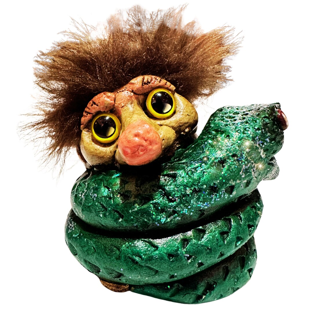 Troll Elf Snake Goblin Serp Magical Beings Collectibles - Etsy
