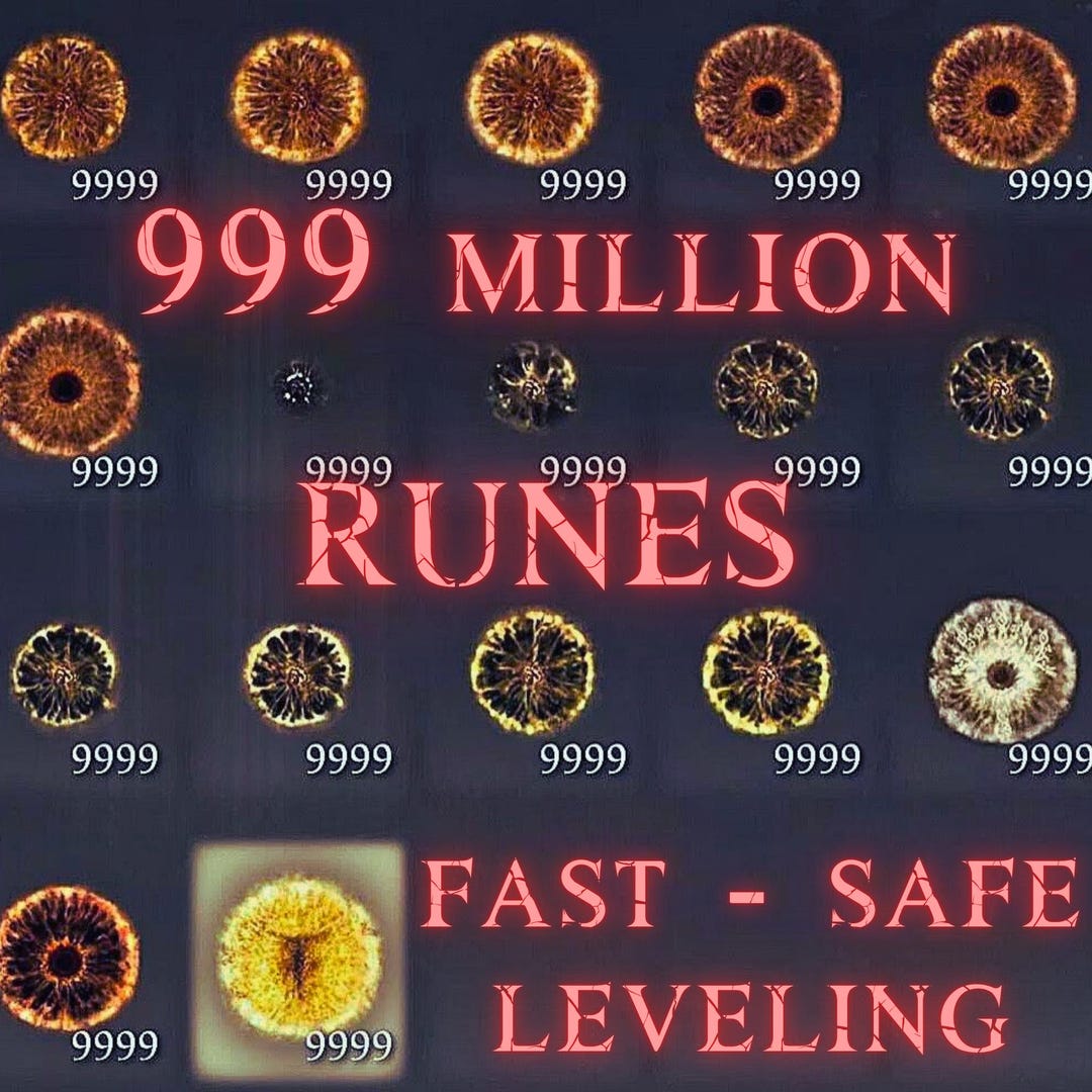 Elden Ring Runes 999,999,999 Million Runes for PS4/PS5. - Etsy