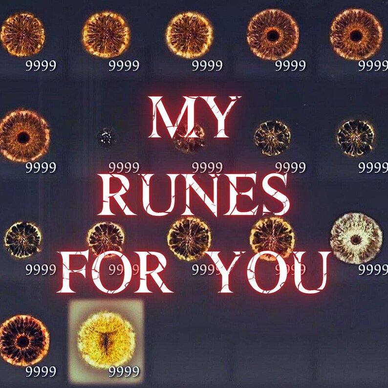 Elden Ring RUNES 100% All DLC BASE Game Items Max Level 713 Runes for ...