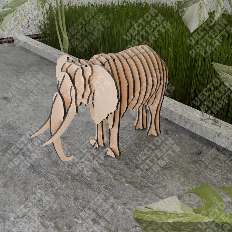 Elephant Puzzle - Etsy