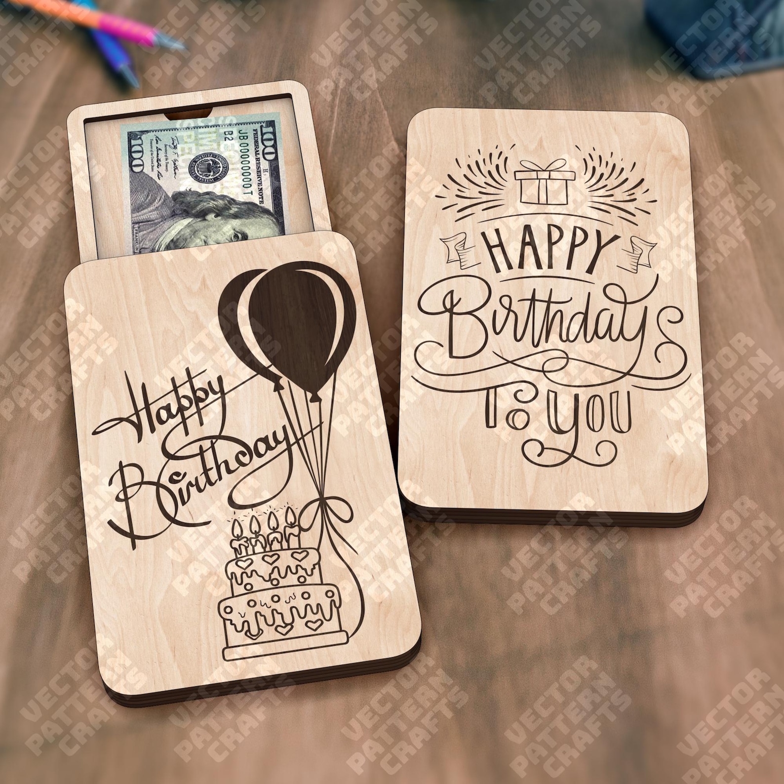 Slider Money Envelope 6 Bundle Laser Cut Svg File Glowforge Wedding ...