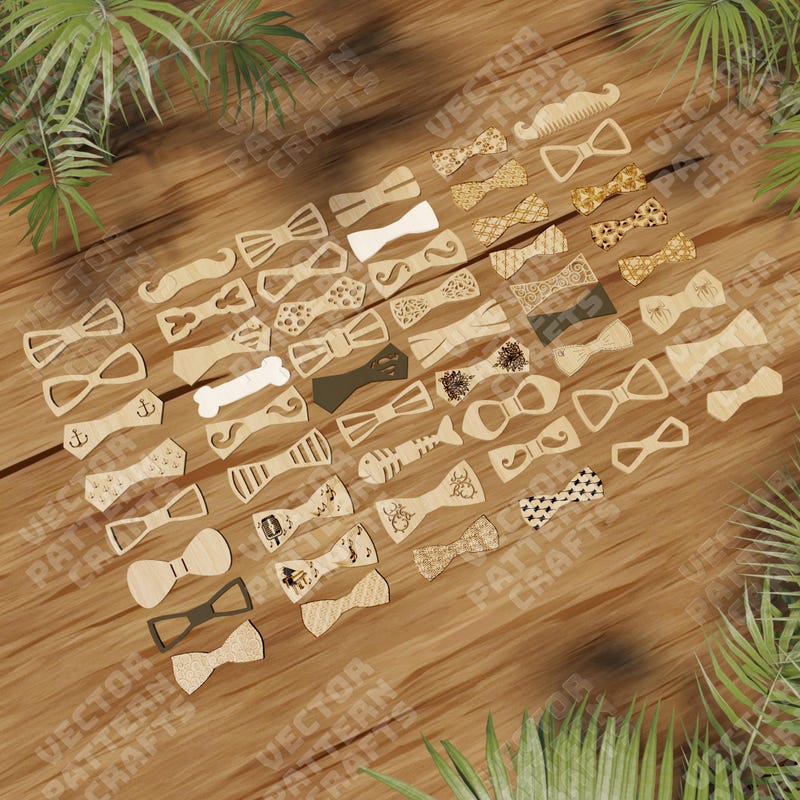 Laser Cut Bow Tie - Etsy