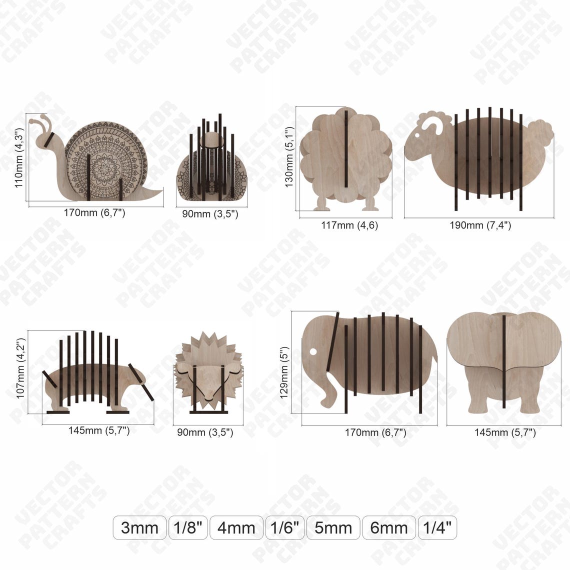 Wooden Coasters Holder 4 Bundle Laser Cut Svg File Glowforge Sheep ...