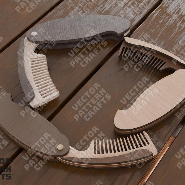 Beard Comb Svg Files - Etsy