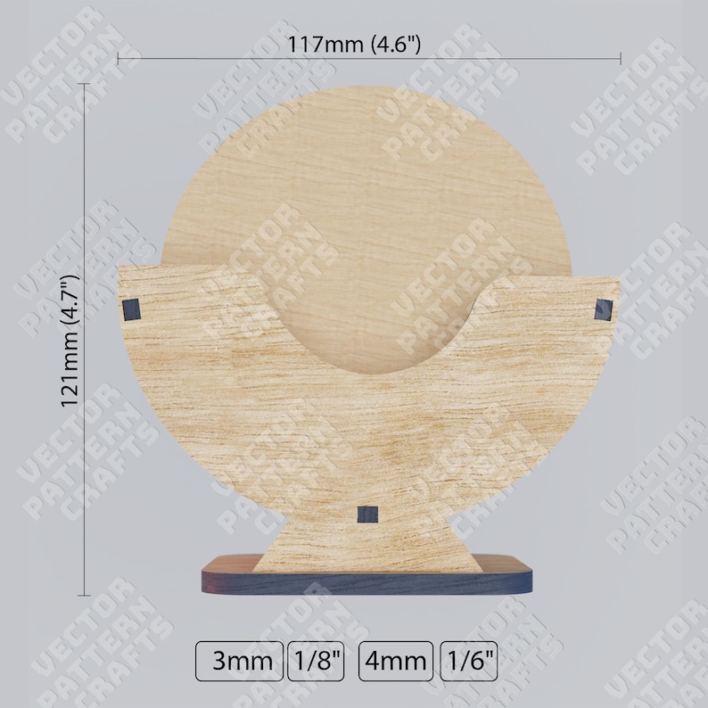 Wooden Coasters With Holder Laser Cut Svg File Glowforge Coasters ...