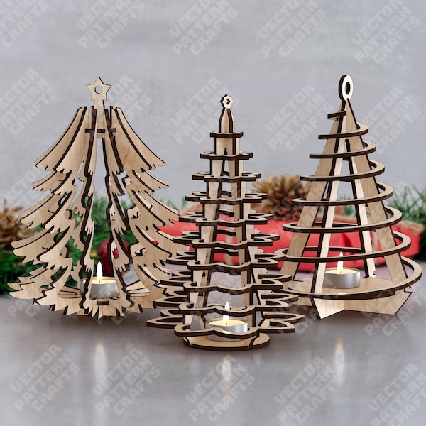 Choinka dxf - Etsy Polska