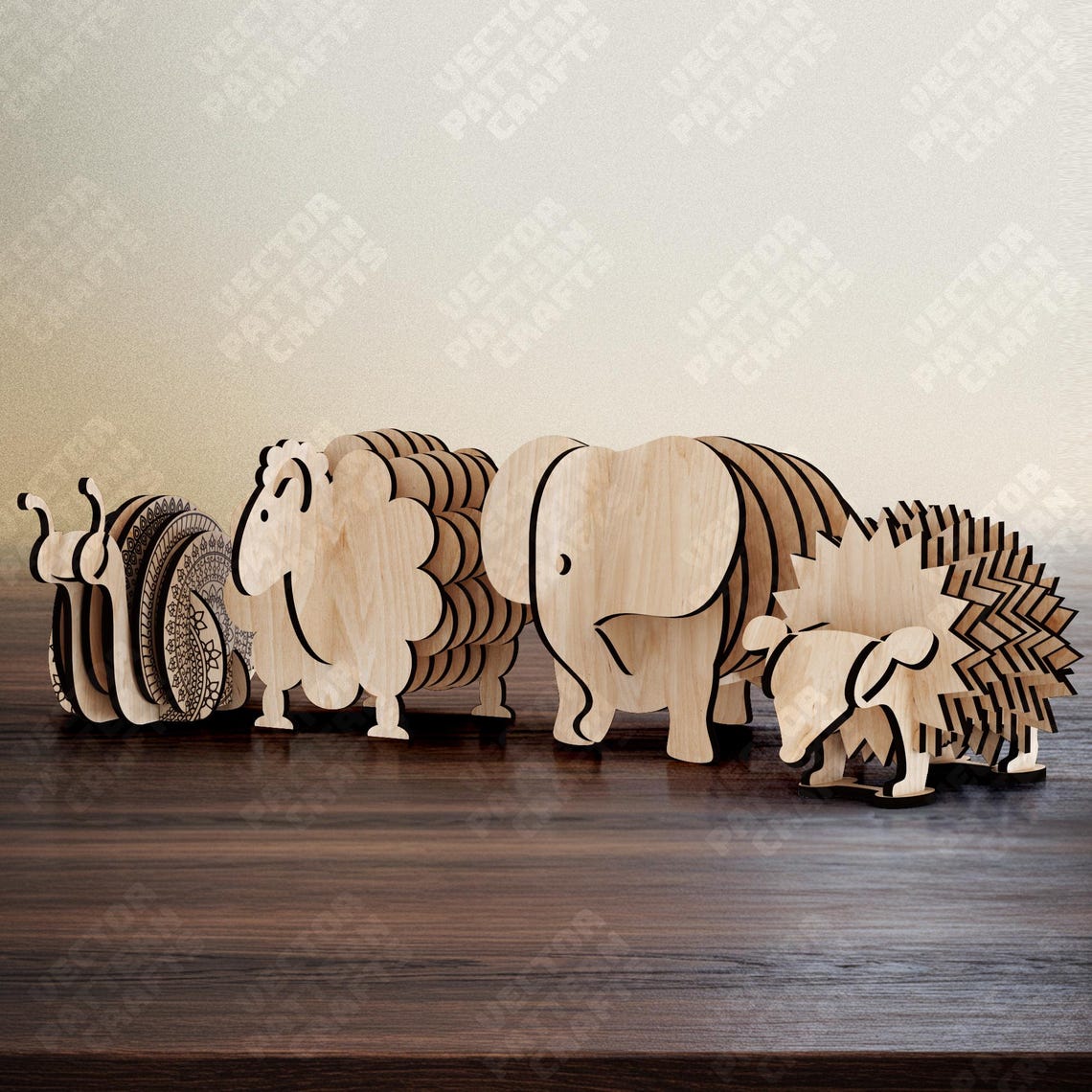 Wooden Coasters Holder 4 Bundle Laser Cut Svg File Glowforge Sheep ...