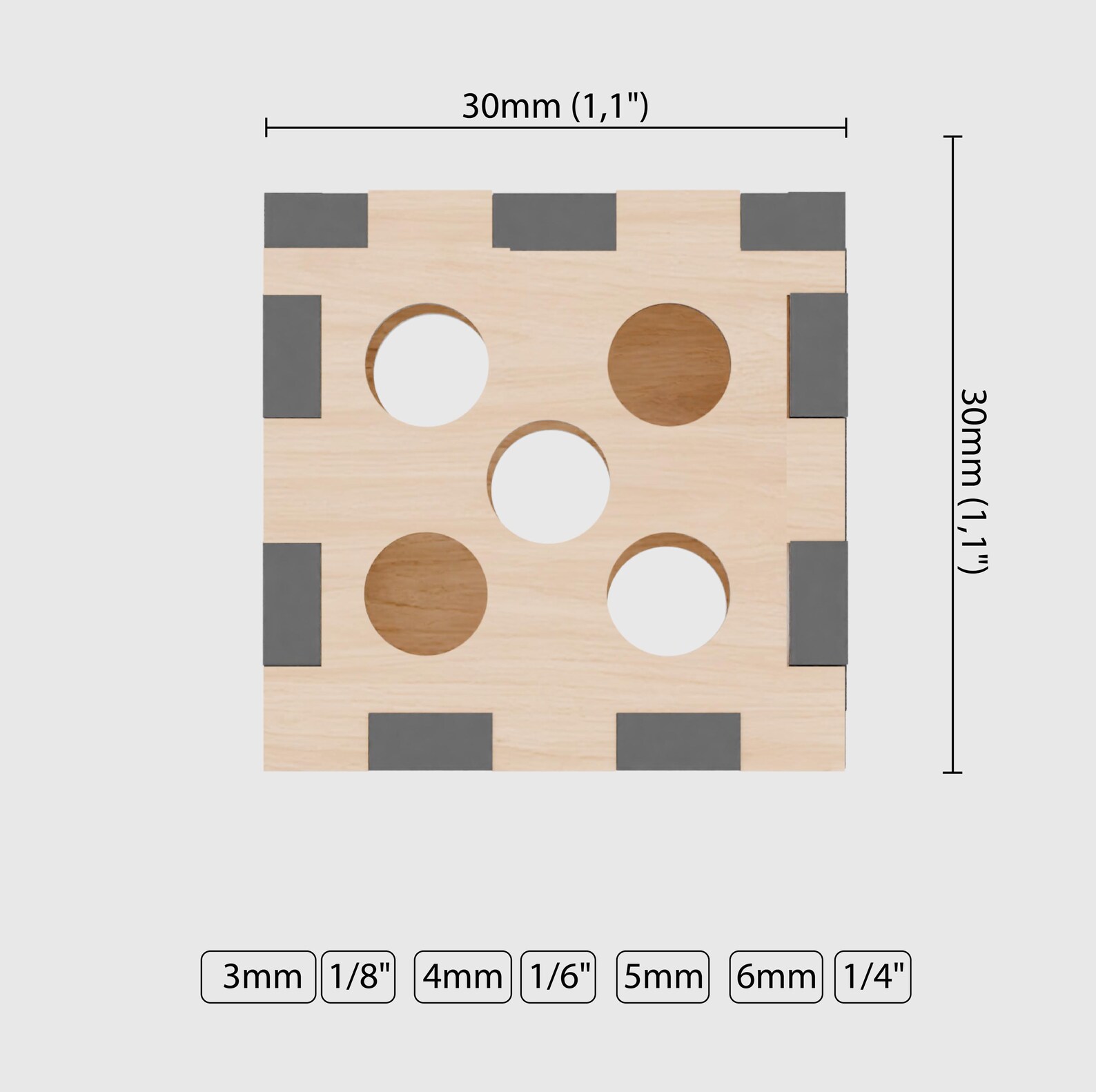 Wooden Playing Dice Laser Cut Svg File Glowforge Dice Game Svg Cricut ...