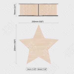 Decorative Star Box Laser Cut Svg File Glowforge Star Gift Box Svg ...