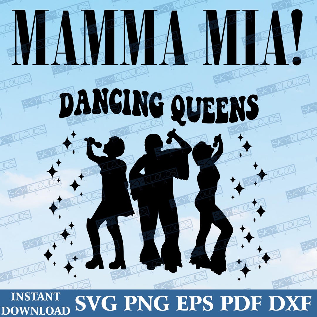 Mamma Mia Svg, Mama Mia Inspired Bundle Digital Decal Files, Mamma Mia ...