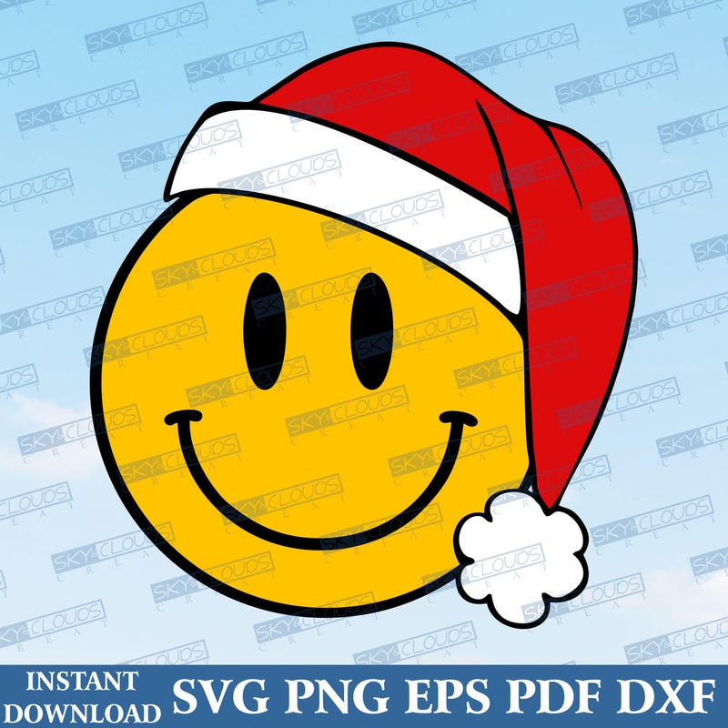 Smiley Face Christmas - Etsy