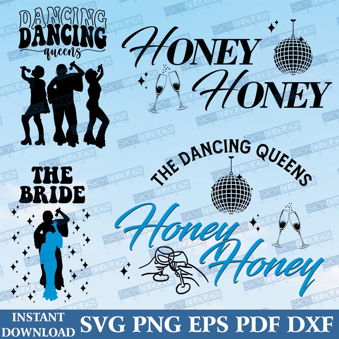 Mamma Mia Svg, Mama Mia Inspired Bundle Digital Decal Files, Mamma Mia ...