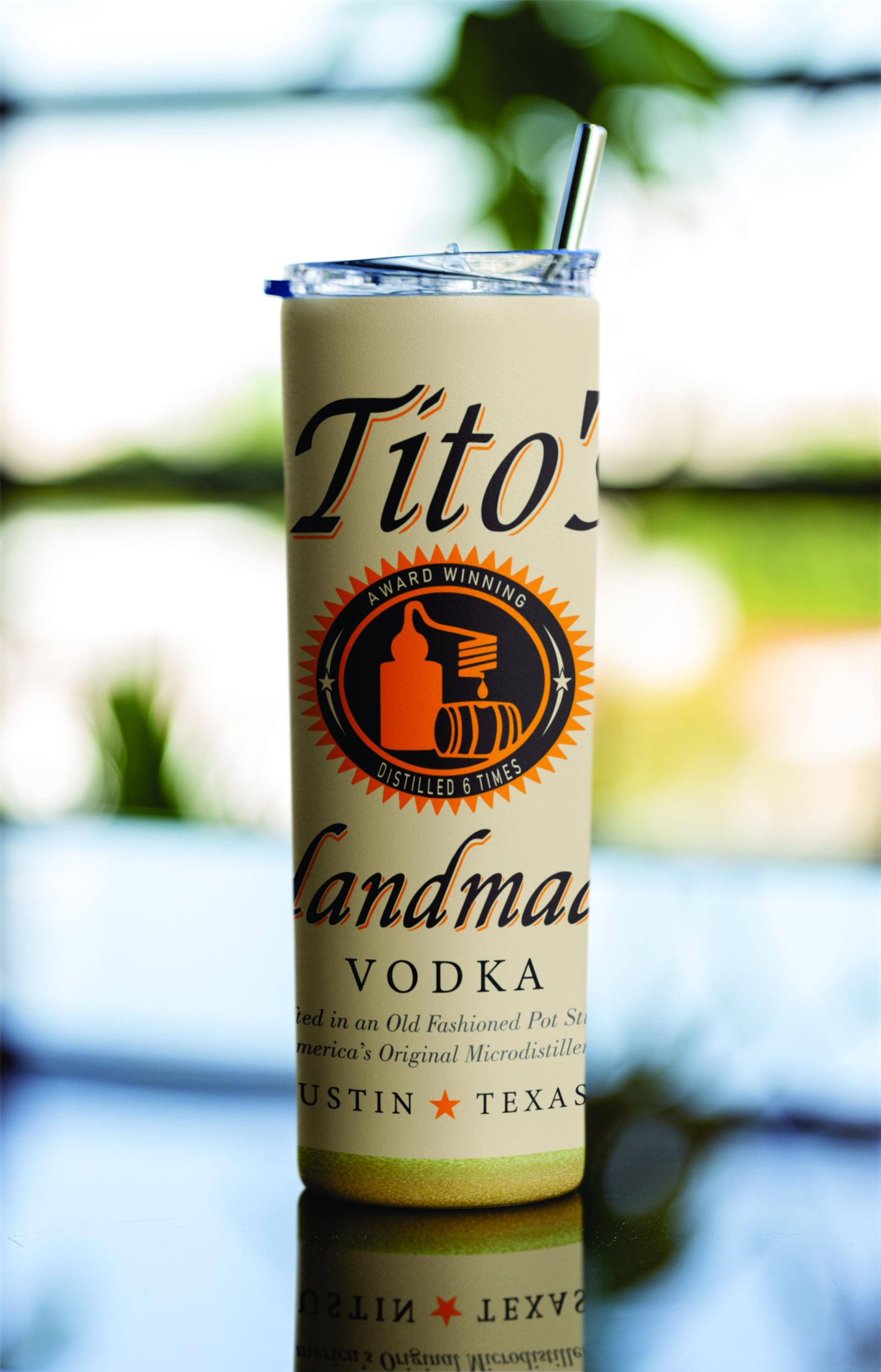 Tito's Vodka 20 Oz 30 Oz Sublimation Label Wrap PNG, Tumbler Designs ...