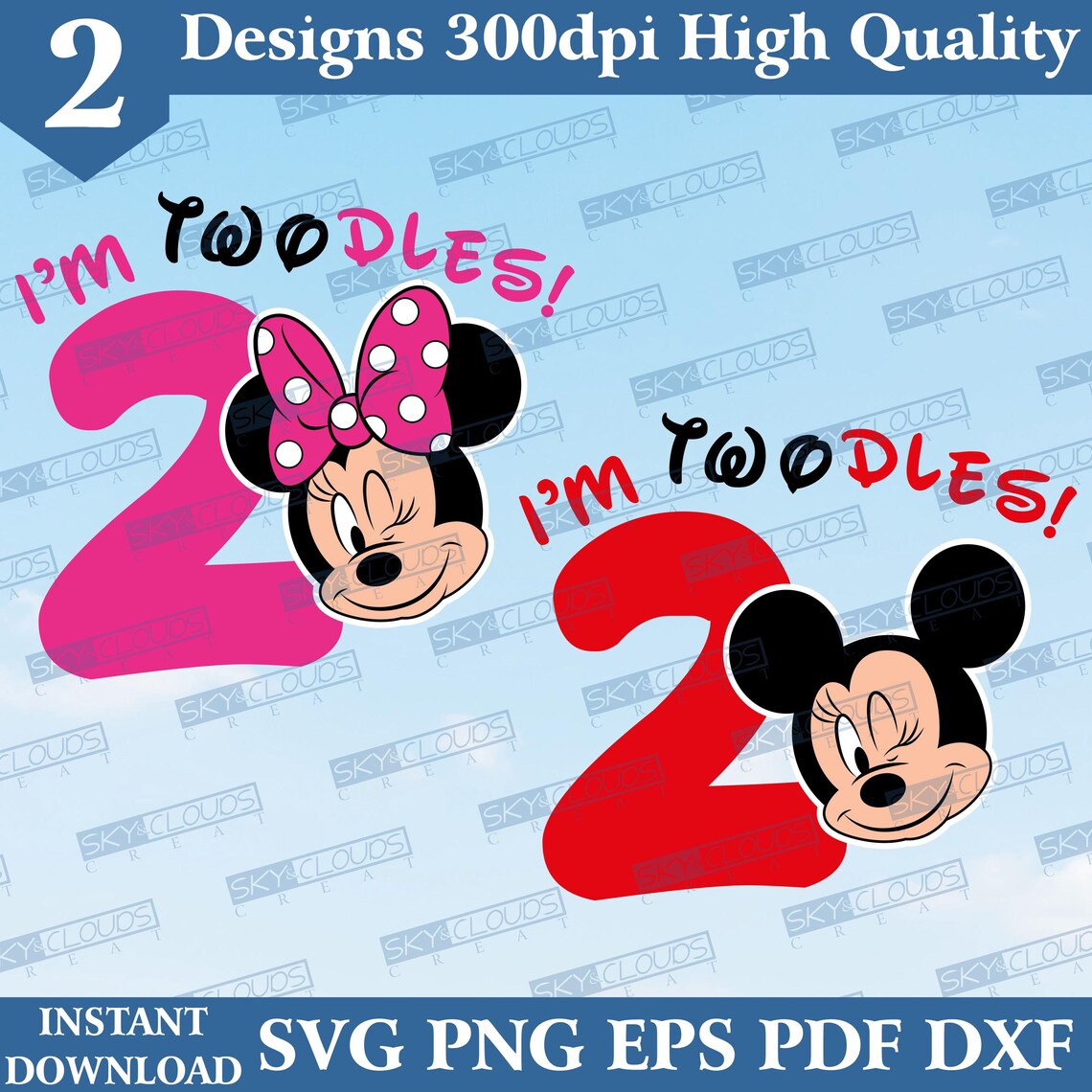 I'm Twodles Svg, Twodles Birthday, Second Birthday Shirt, 2nd Birthday ...