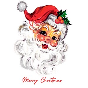 Retro Santa Christmas Png Sublimation Design Gift, Vintage Santa ...