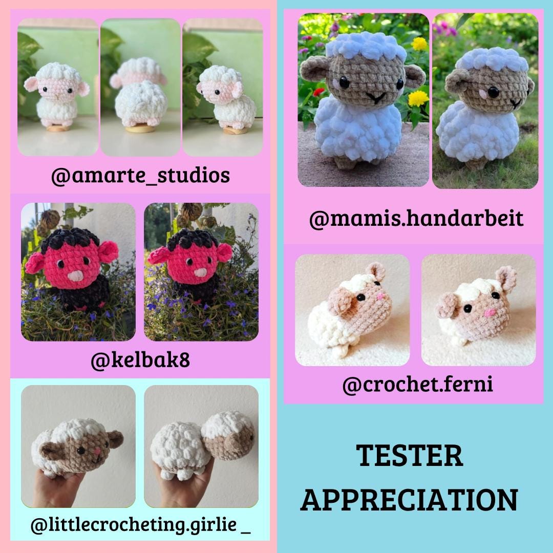 Little Sheep PDF Crochet Pattern - Etsy