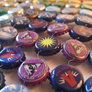 Square Metal Rainbow - Bottle Cap Tapestry - Etsy