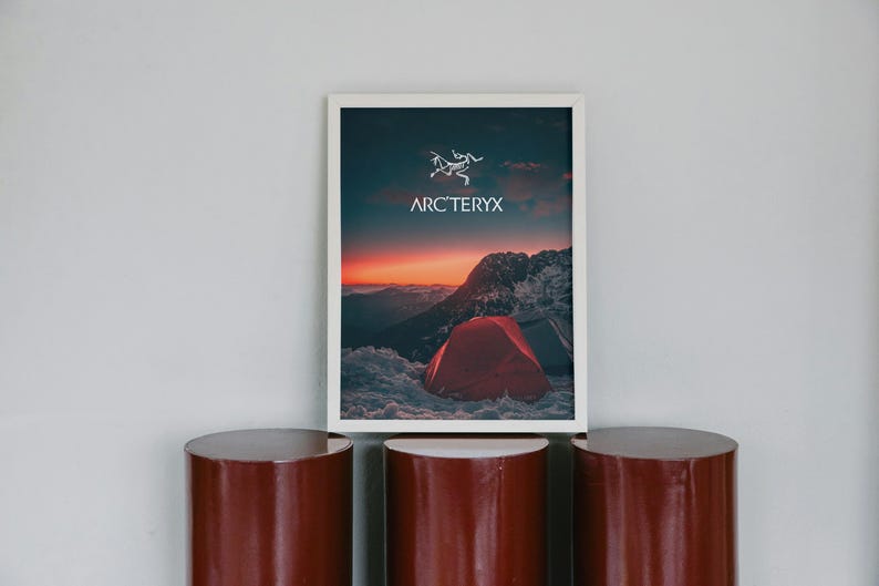 Arcteryx Poster Wall Art / Arcteryx Poster Print / Sunset Wall Art ...