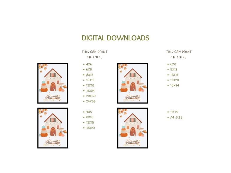 Cozy Fall-themed Digital Wall Art for Kids I Educational Posters I ...
