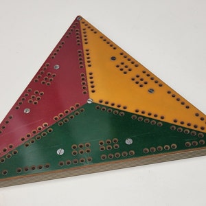 Triangle Cribbage Board - Etsy