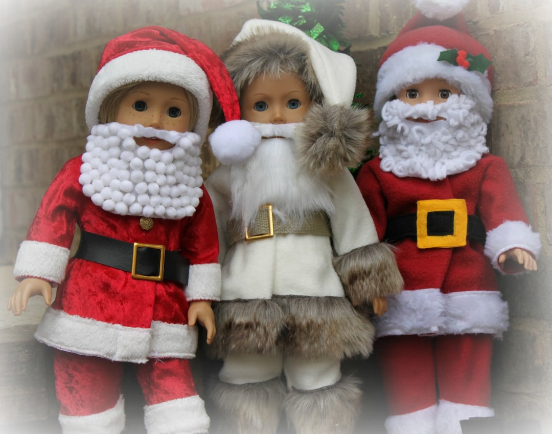Santa Suit for DOLLY- PDF Sewing Pattern Sized for 15 and 18 Inch Dolls ...