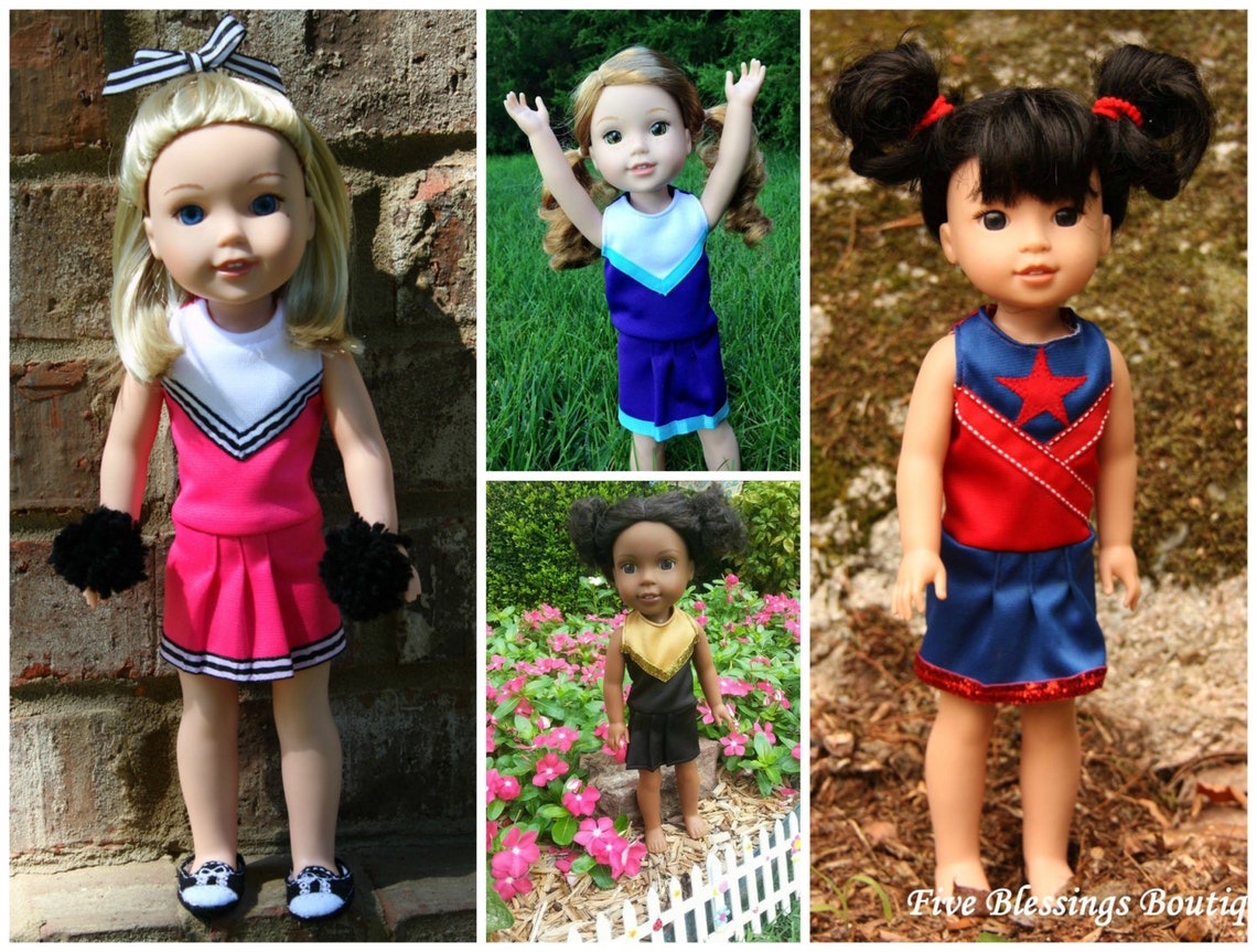 Oh Mickey Cheerleading Uniform for DOLLY PDF Sewing Pattern Sized for ...