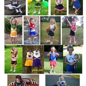 Oh Mickey Cheerleading Uniform PDF Sewing Pattern Sizes 1/2- 12 - Etsy