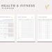 Health and Fitness Tracker | Printable | Fillable | Health Journal - Etsy