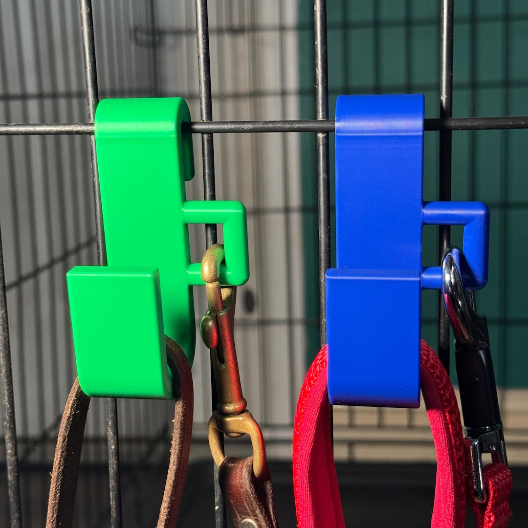 Dog Crate Hooks | Lead/leash Holder for Dog Walkers & Owners | 3D ...