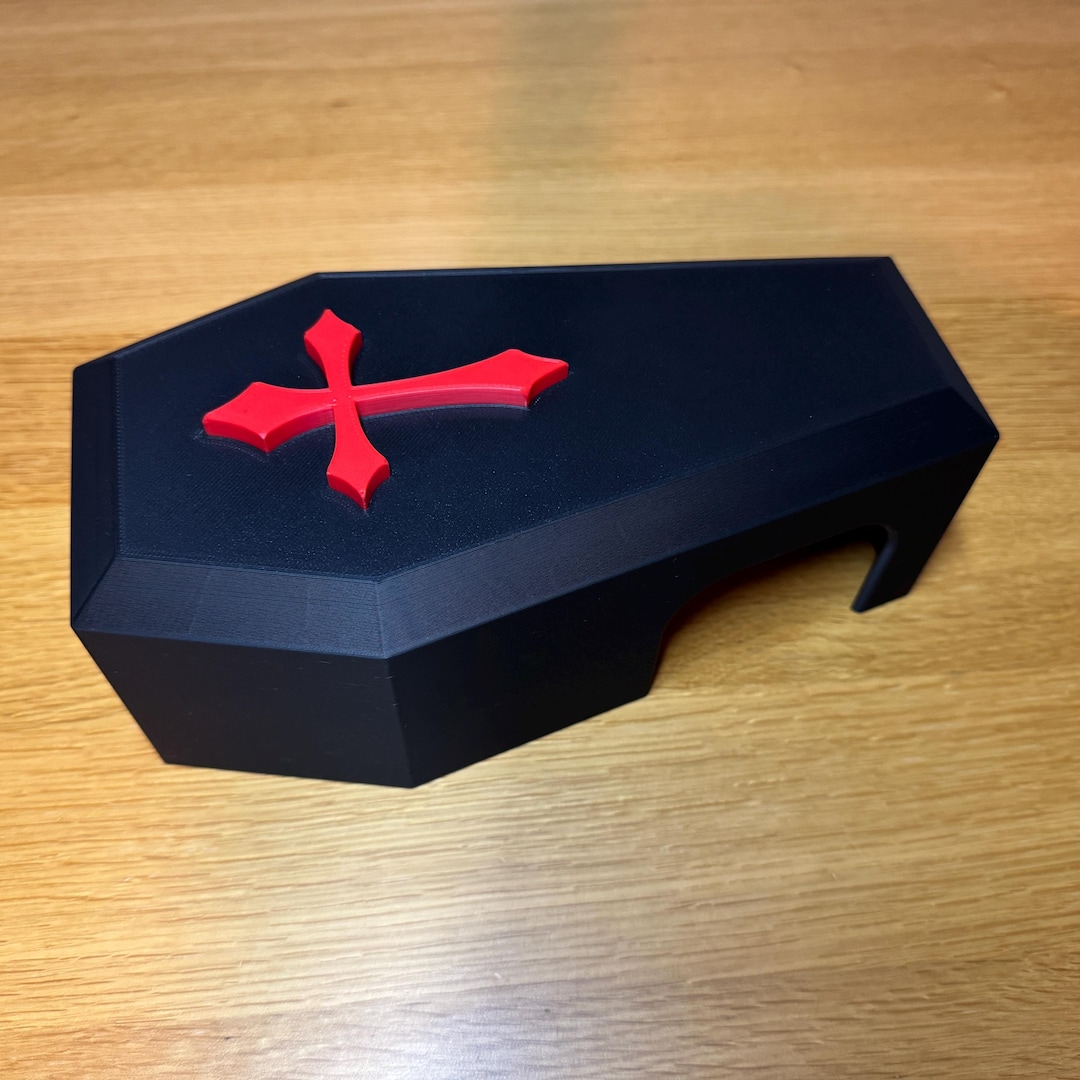 Reptile Coffin Hide | 3D Printed Gothic Enclosure Decor for Snakes ...