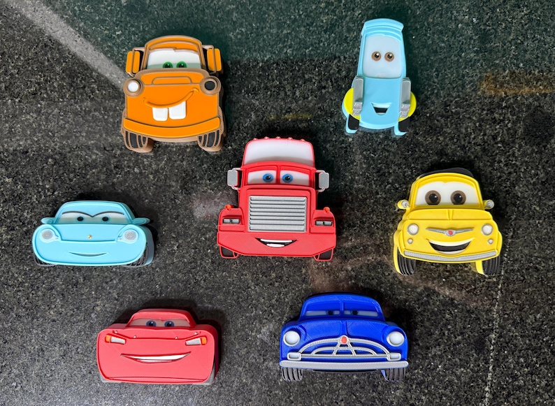 Minis/dresser Drawer Door Knobs | Cars Characters Knobs | With or ...