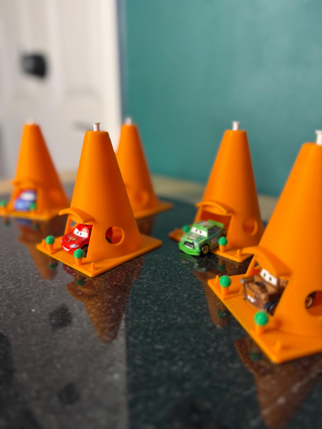Mini Cozy Cone Motel Decorations 10cm Tall | Cars Themed Decoration ...