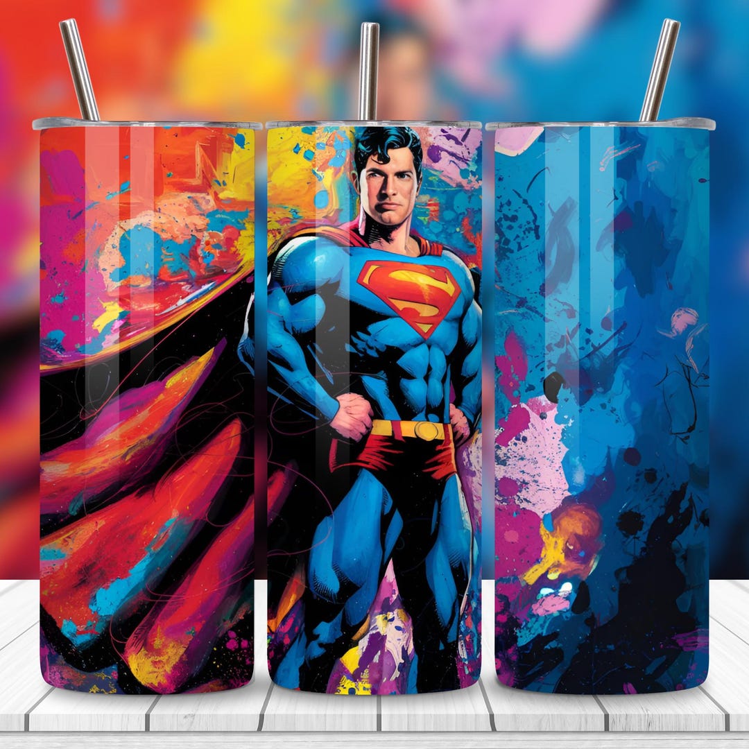 Superhero Tumbler Wrap Design | 20oz Straight Tumbler Wrap Design ...