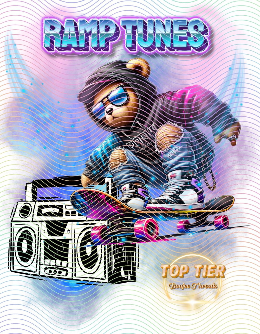 Hiphop Rap Png File of Skateboarding Ramp Tunes Graphic Design for ...