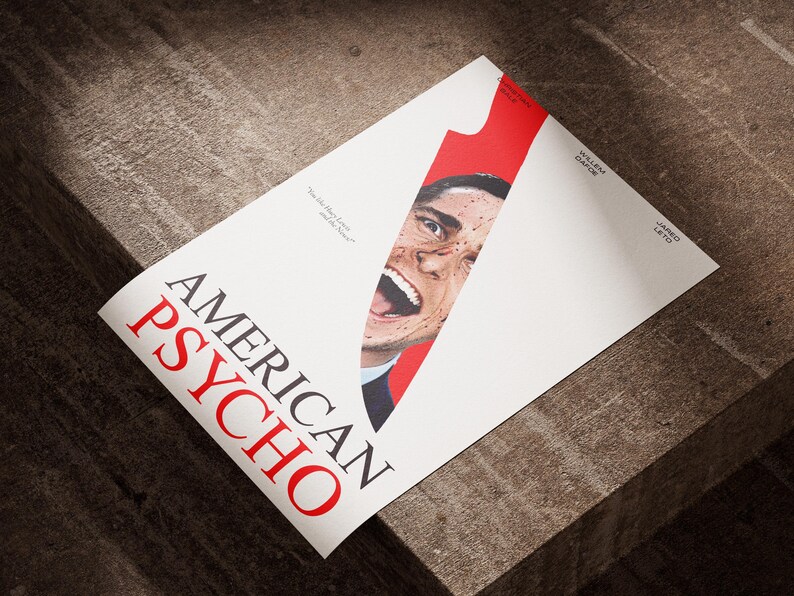 American Psycho Poster American Psycho Movie Poster American Psycho ...