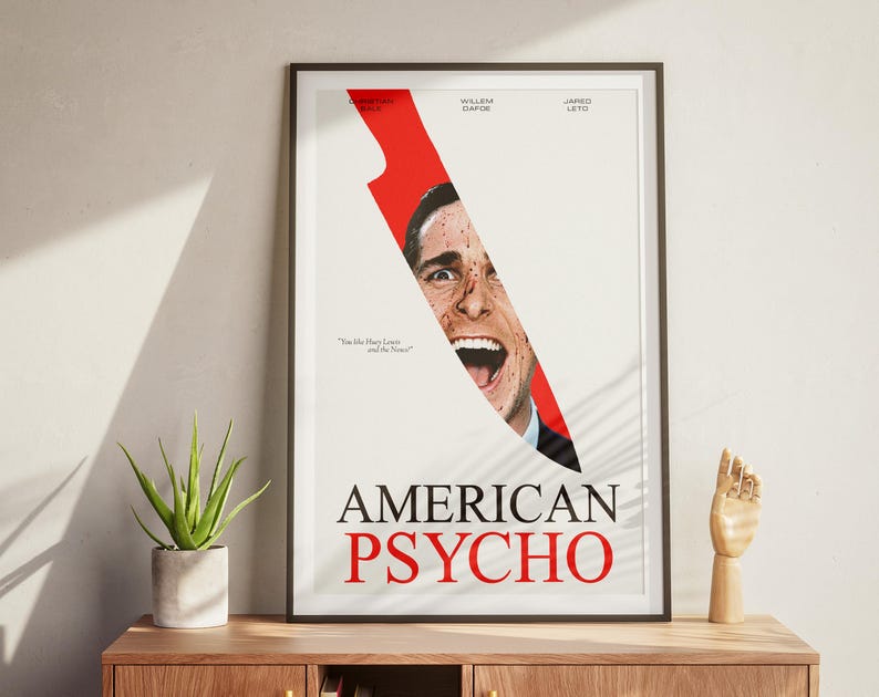 American Psycho Poster American Psycho Movie Poster American Psycho ...