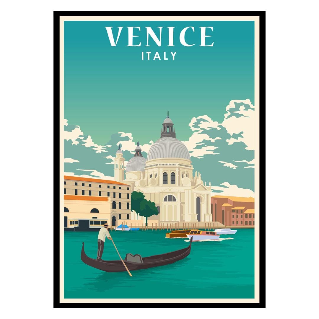 Venice Poster - Etsy