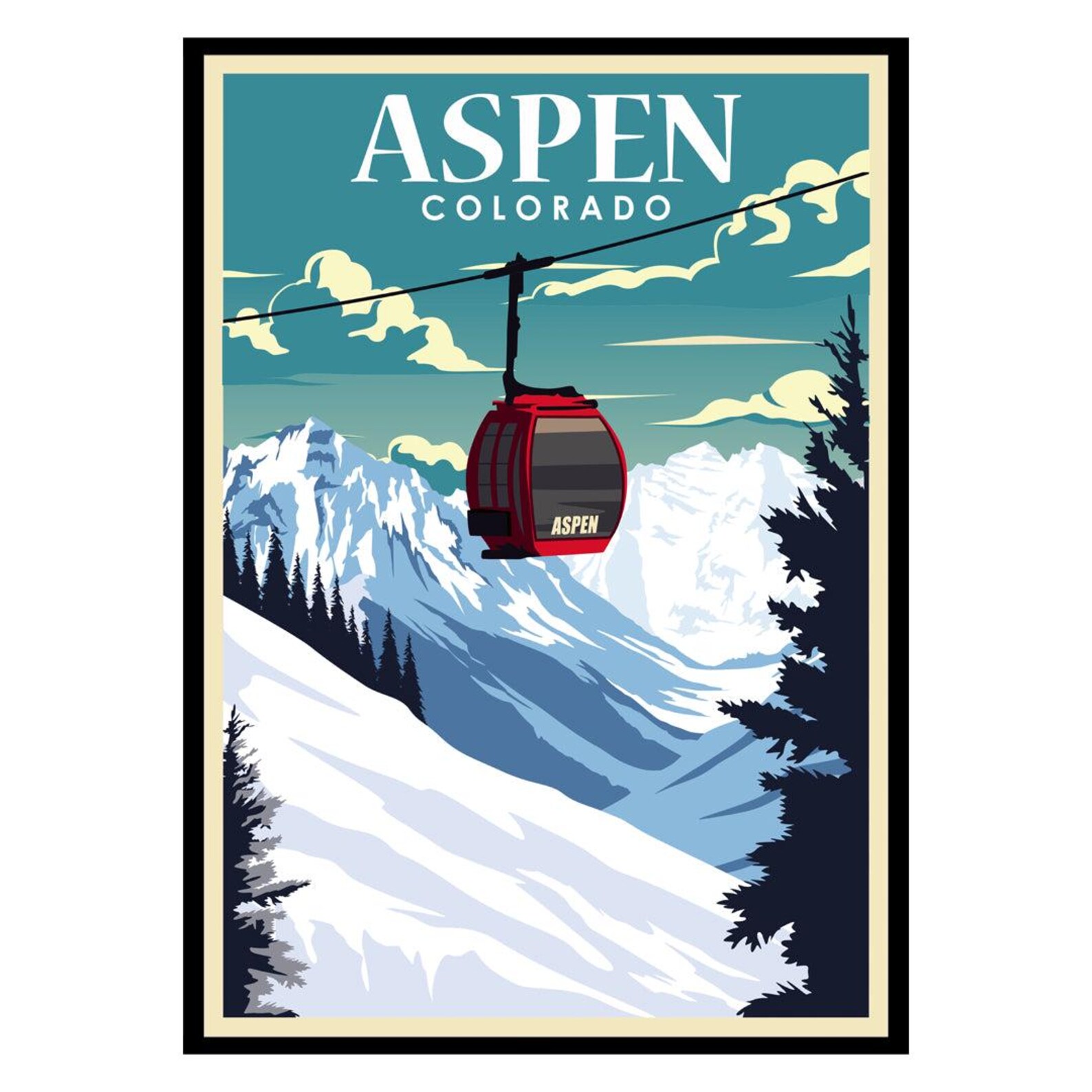 Aspen Poster - Etsy