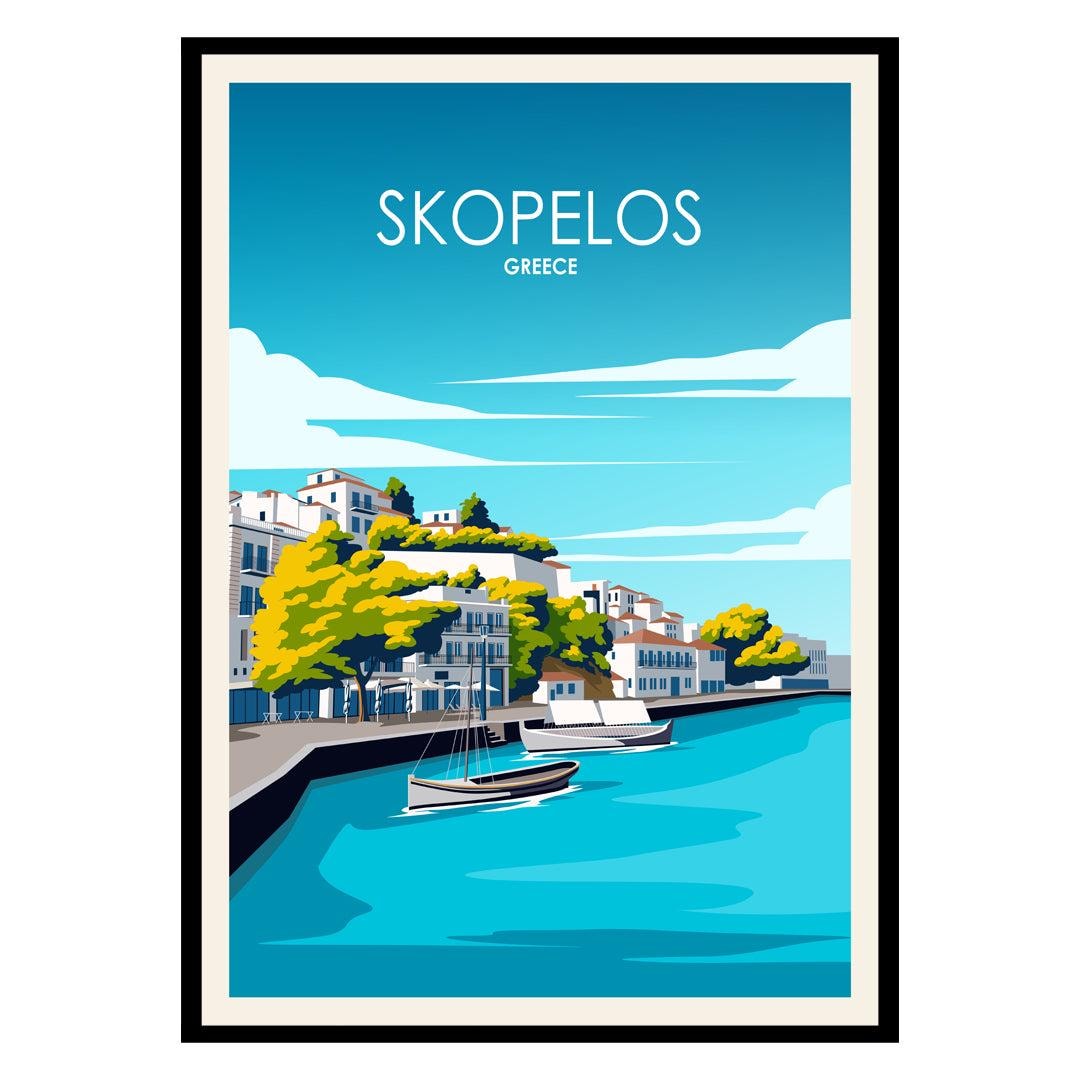 Skopelos Greece Poster - Etsy