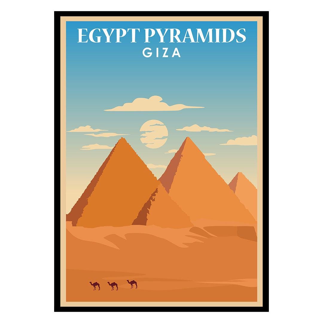 The Great Pyramids Poster - Etsy