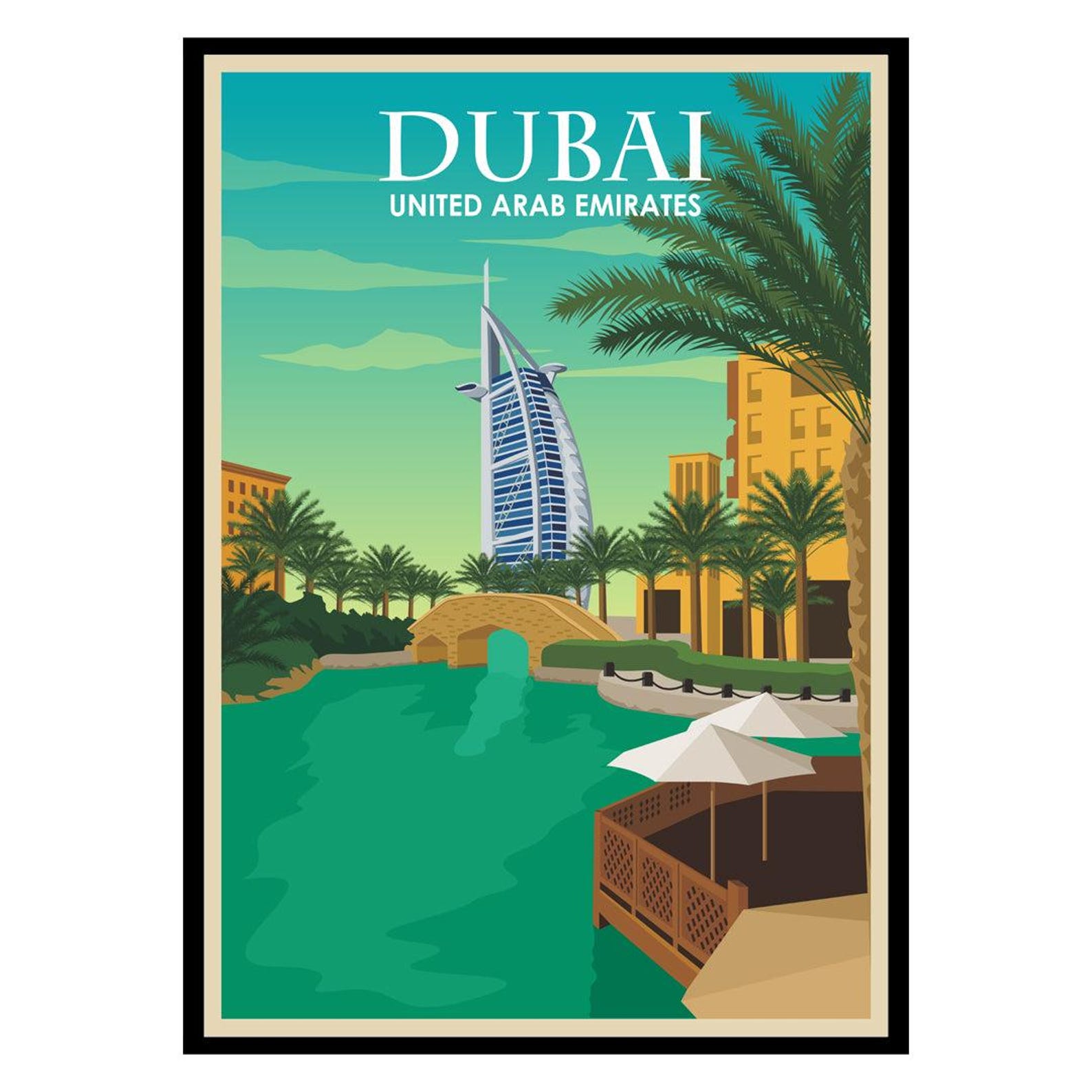 Dubai Poster - Etsy