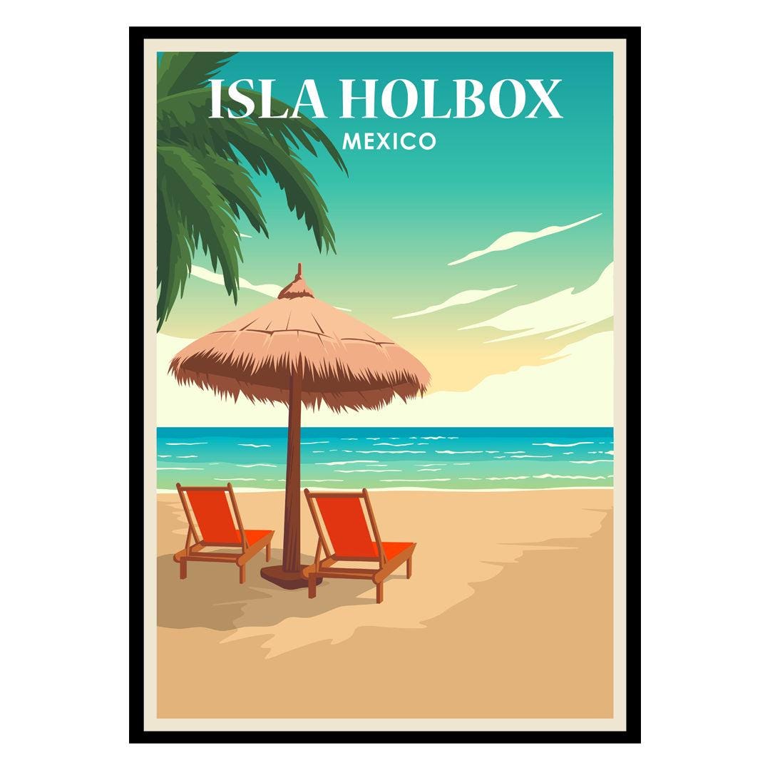 Isla Holbox Mexico Poster - Etsy