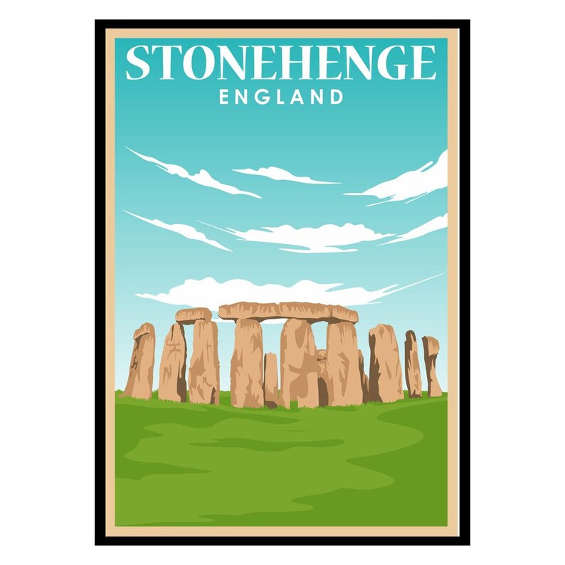 Stonehenge UK Poster - Etsy