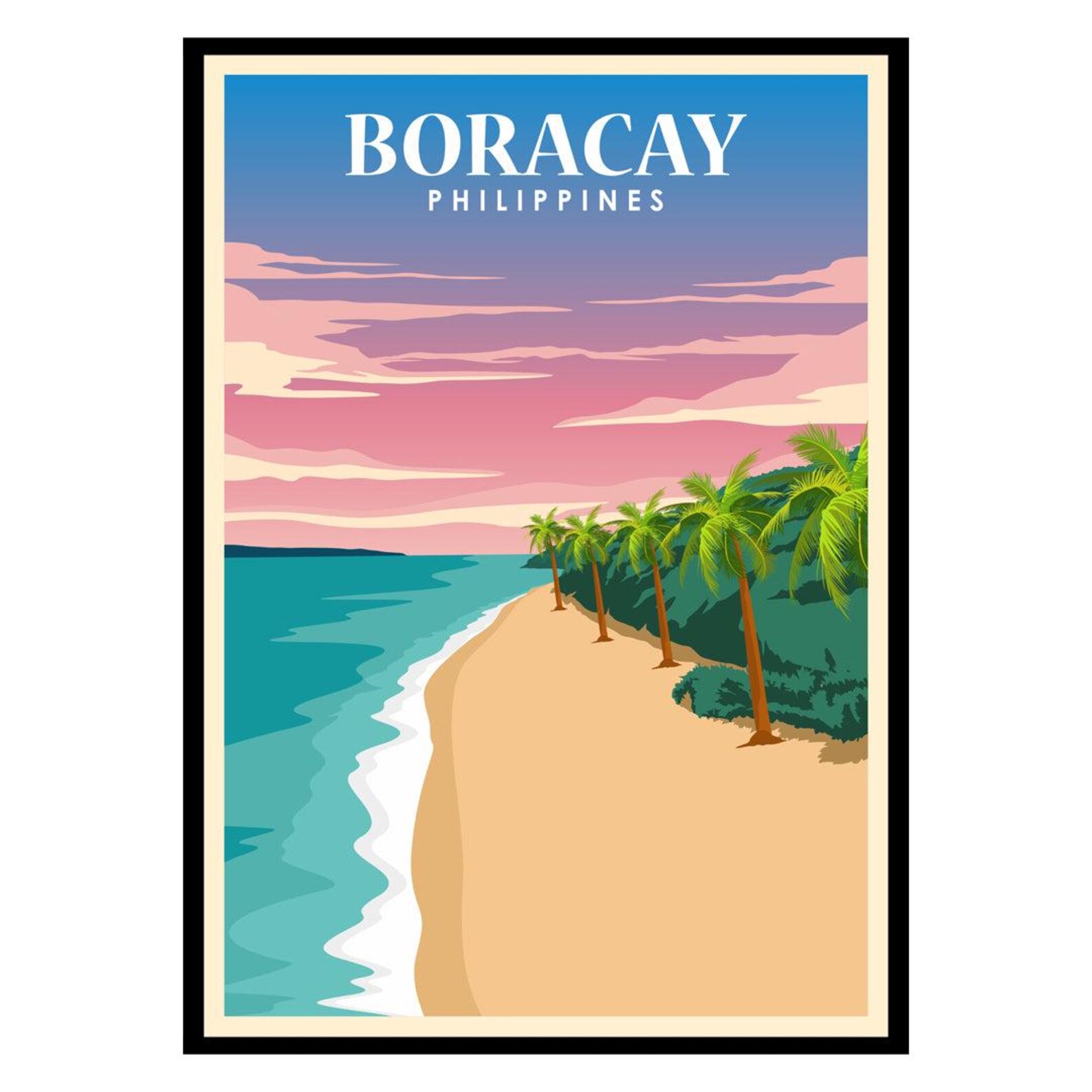 Boracay Philippines Poster - Etsy
