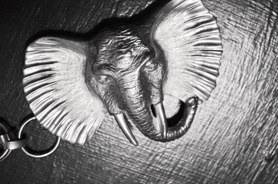 1990s Doreen Ryan Indian elephant Chain belt. Statem… - Gem