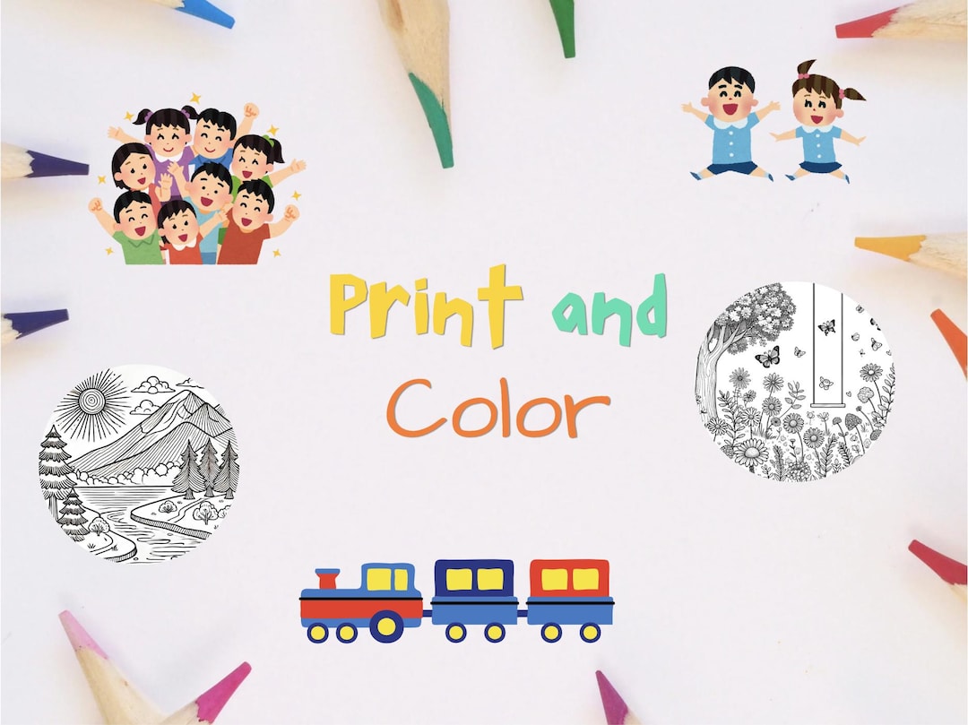 Nature Coloring Pages for Kids - Fun & Educational Nature-themed ...